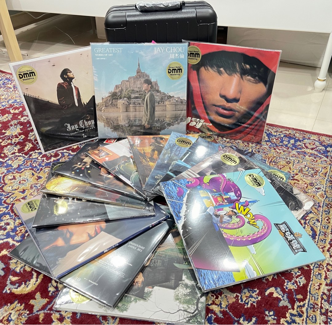 Jay Chou Vinyls DMM limited edition whole set (with new album) unpacked ...
