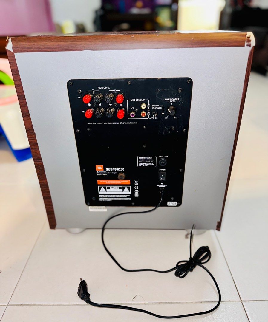 JBL Sub 180/230 10-Inches Powered Active Subwoofer (150watts RMS ...