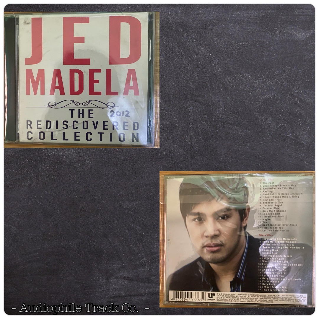 Jed Madela - The Rediscovered Collection, Hobbies & Toys, Music & Media ...