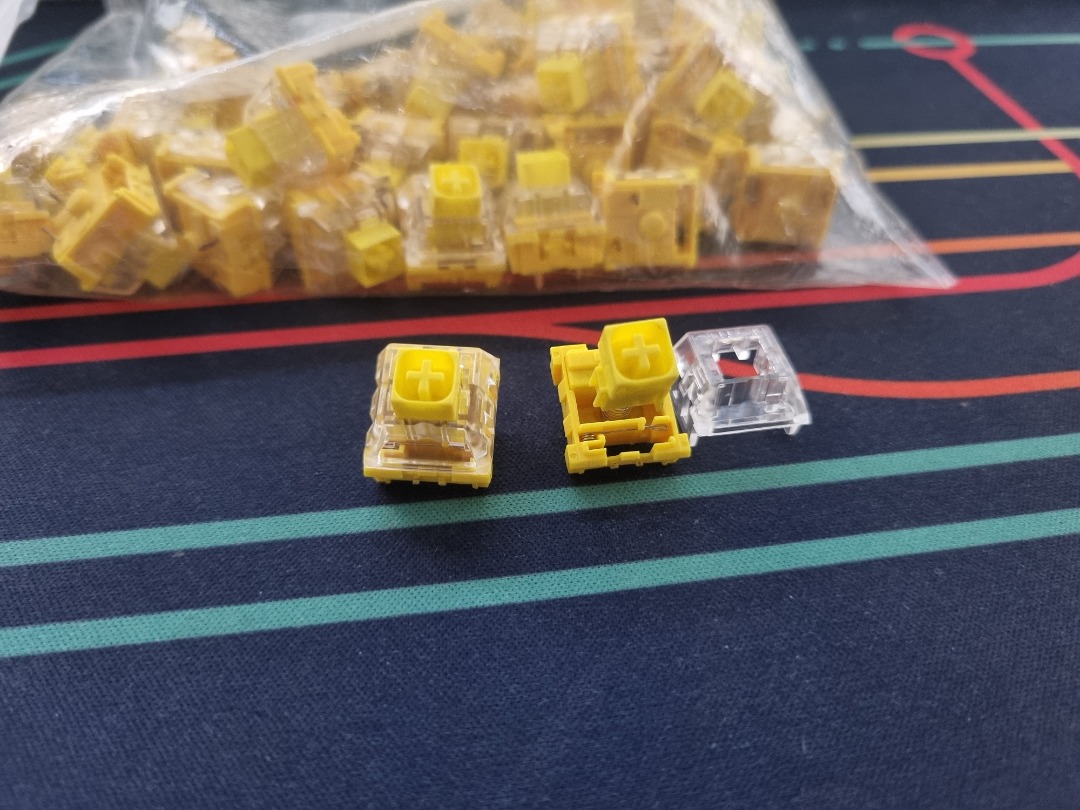 Kailh Chinese Yellow Box Switches X41, Computers & Tech, Parts ...