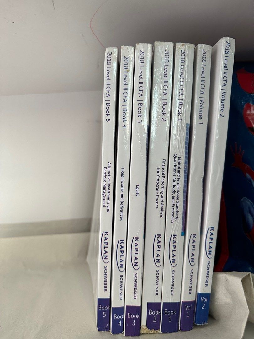 Kaplan CFA L1 and L2 preparation Schweser Notes, Hobbies & Toys, Books ...