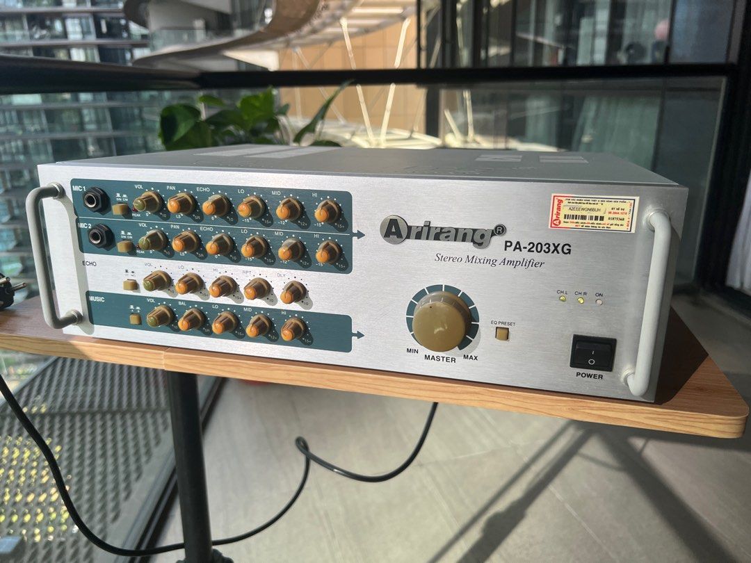 KARAOKE Arirang Stereo Mixing AMPLIFIER PA-203XG, Audio, Soundbars ...