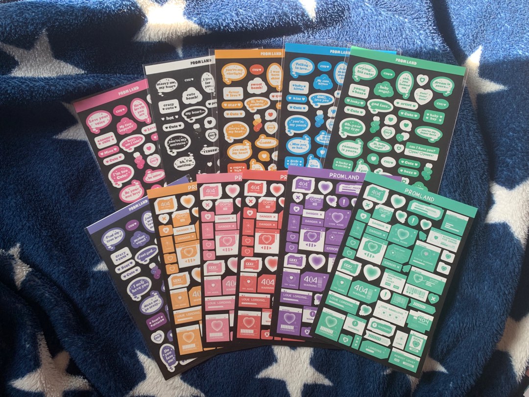 korean inspired deco character stickers, Hobbies & Toys, Stationery ...