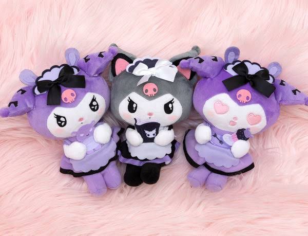 Kuromi Plush Holding Nyanmi Approx 16CM Tall Sanrio on Carousell