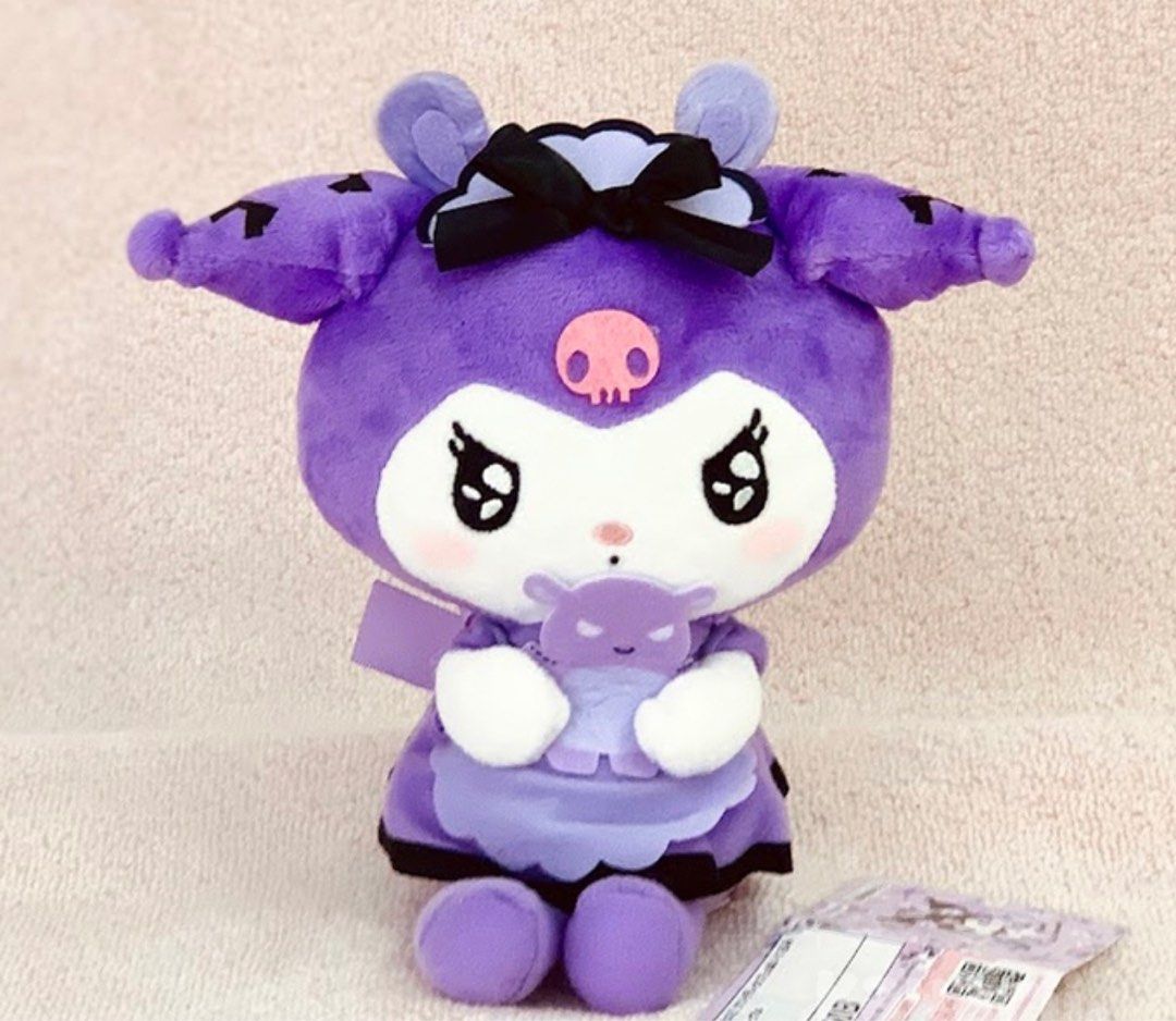 Kuromi Plush Holding Nyanmi Approx 16CM Tall Sanrio on Carousell