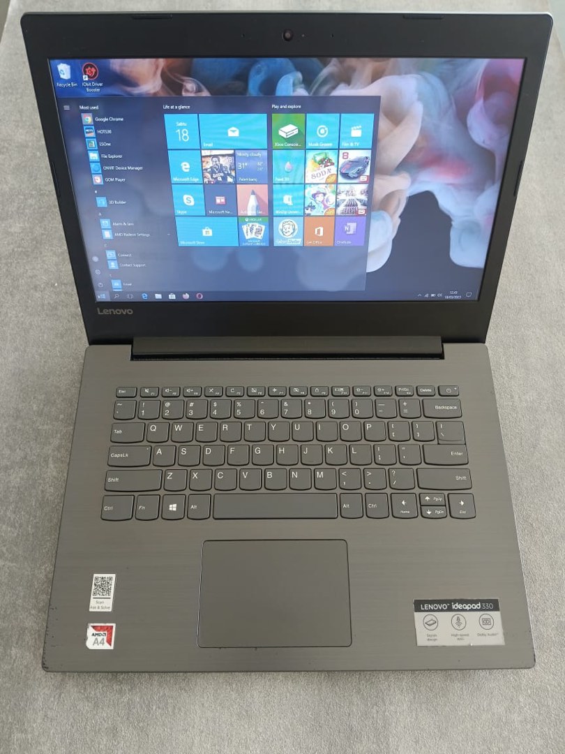 Laptop Lenovo Ideapad 330 AMD A4, Elektronik, Komputer, Laptop di Carousell
