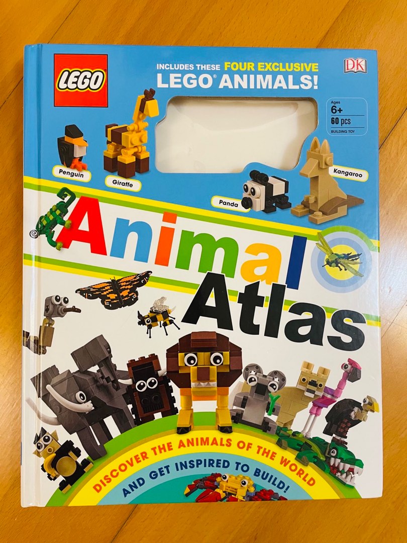 LEGO animal atlas, 興趣及遊戲, 書本 & 文具, 小朋友書 - Carousell