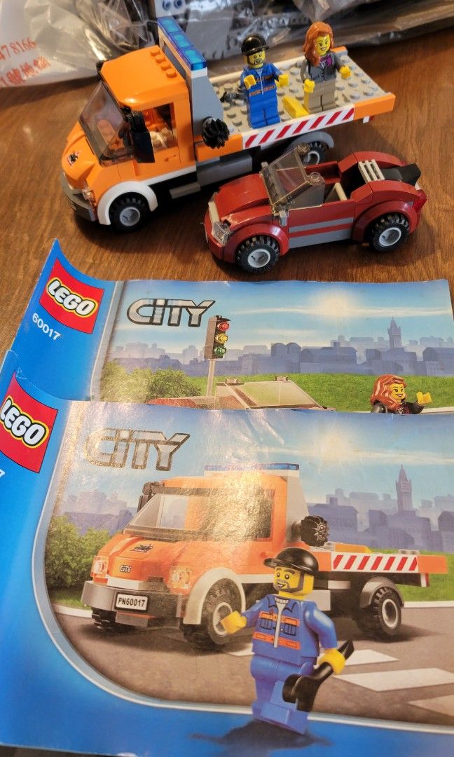 絕版Lego City 60017 拖車, 興趣及遊戲, 玩具 & 遊戲類 - Carousell