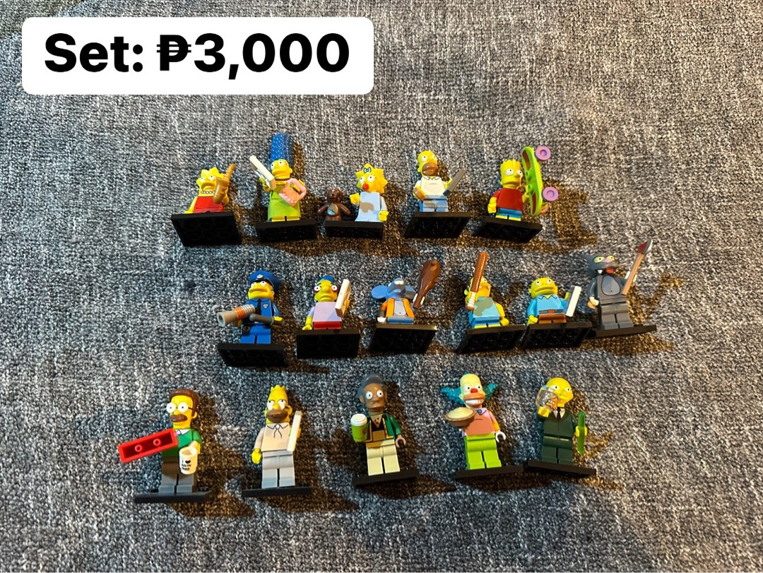 LEGO SIMPSON MINI FIGURES SERIES 1 SET on Carousell
