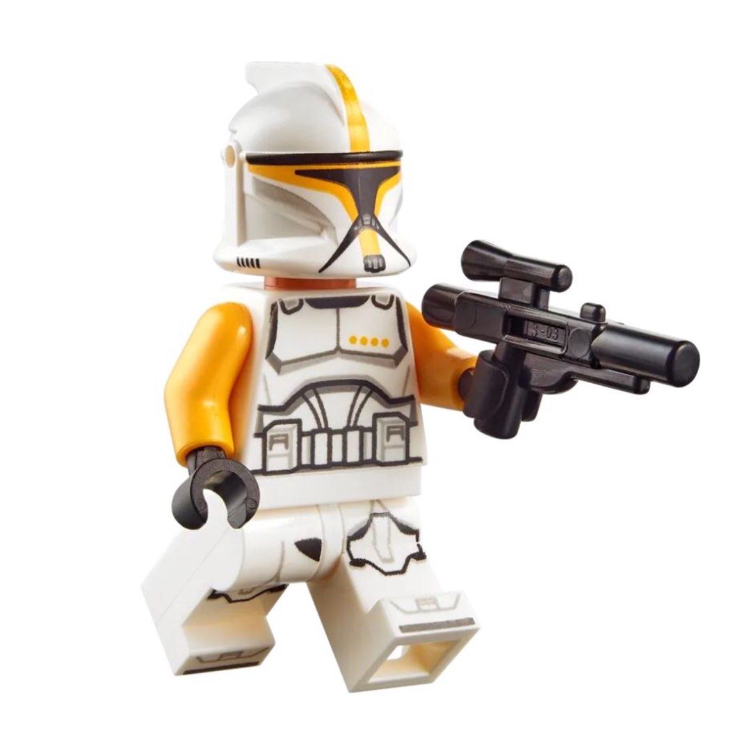 LEGO Star Wars Phase 1 Commander - Bright Light Orange Arms, Nougat ...