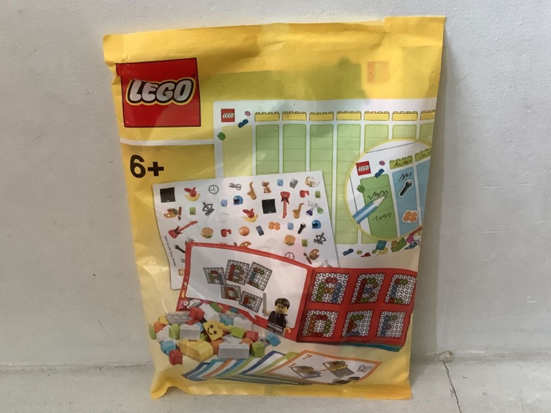 Lego stickers bricks and time table polybag, Hobbies & Toys, Stationery ...
