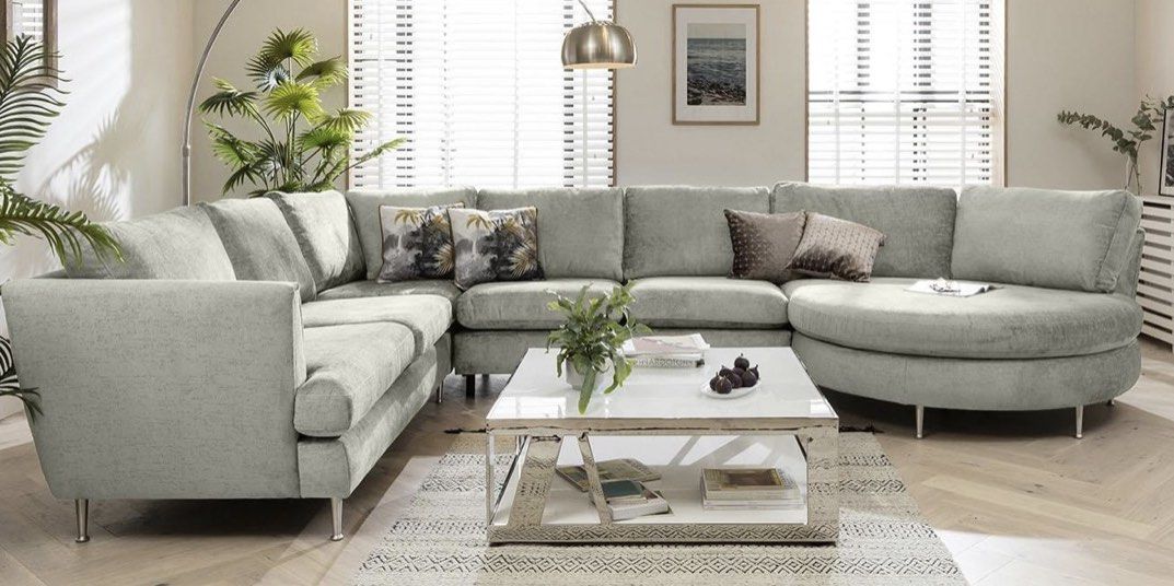 Length 160cm Designer Curve Round Chaise Maxim Sofa Available in High ...