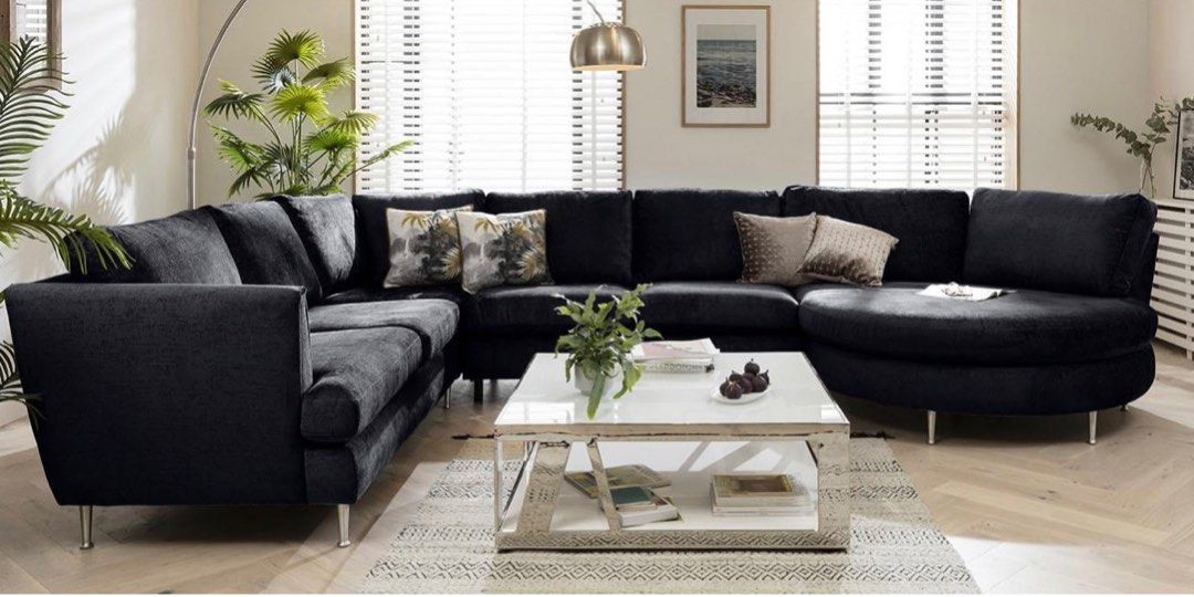 Length 160cm Designer Curve Round Chaise Maxim Sofa Available in High ...