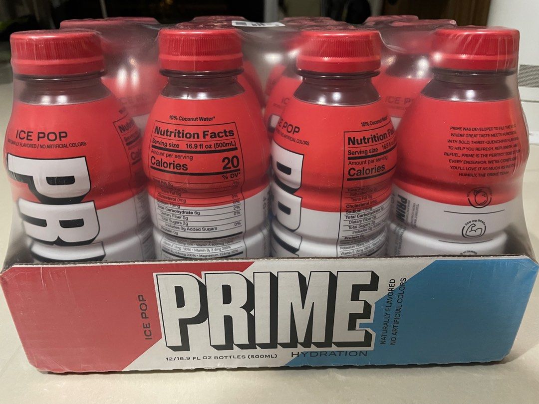 [LAST FEW] Prime Hydration Ice Pop, Food & Drinks, Beverages on Carousell