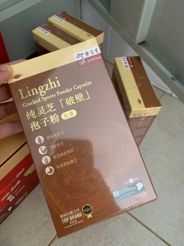 Lingzhi powder capsules, Health & Nutrition, Health Supplements, Health ...