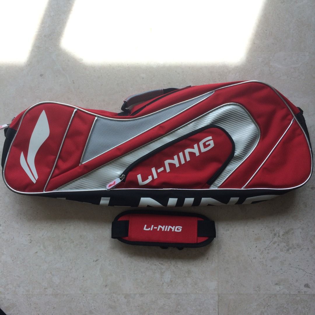 Li-ning racquet bag, Sports Equipment, Sports & Games, Racket & Ball ...