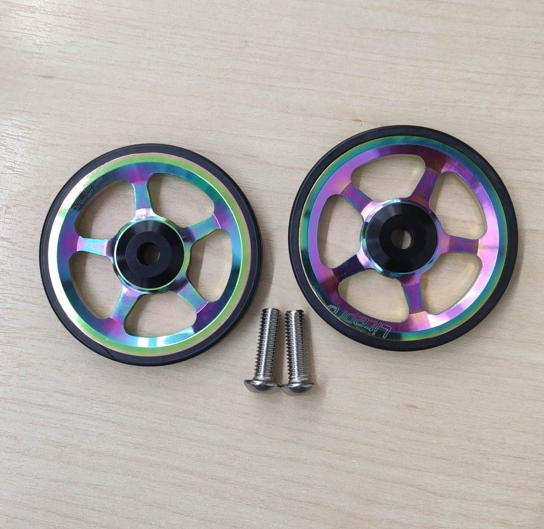 Litepro Easy Wheel 60mm Oil Slick Color, Sports Equipment, Bicycles ...