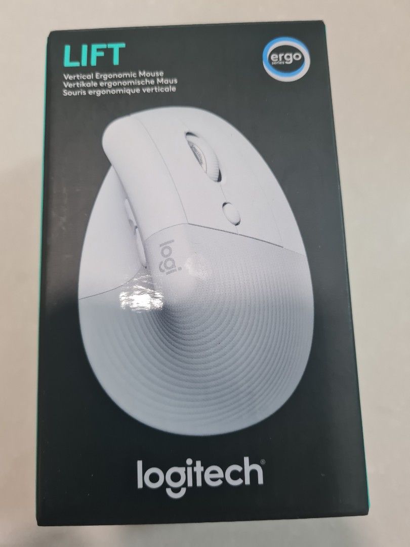 Logitech lift vertical ergo mouse, white, Computers & Tech, Parts ...