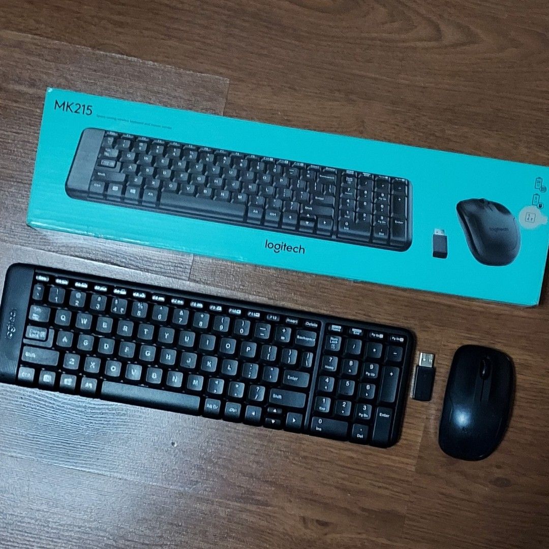 Logitech Mk215 Wireless Keyboard And Mouse Computers And Tech Parts And Accessories Computer