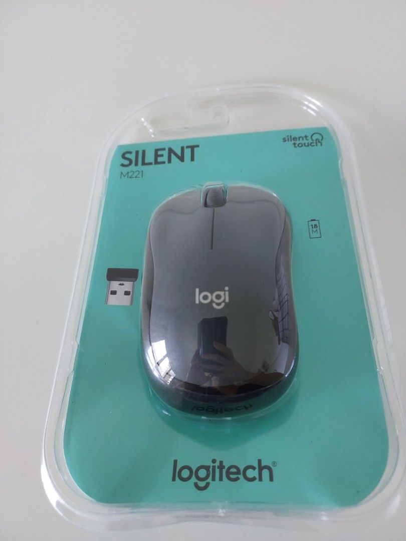 Logitech Silent Wireless Mouse with Middle Scroller - Free Battery ...