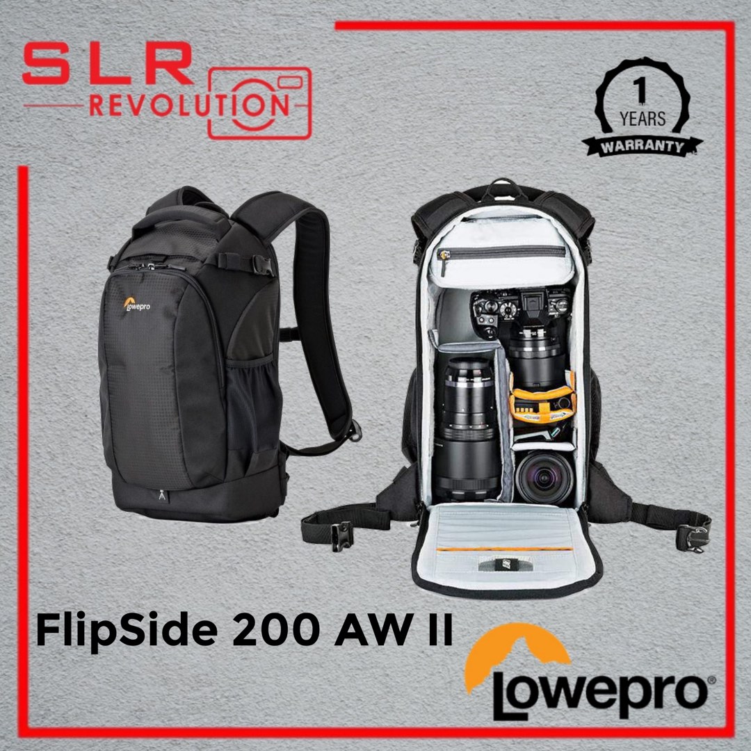 LOWEPRO Flipside 200 AW II camera bag, Photography, Photography ...