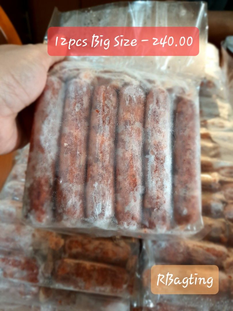 Lucban Longganisa Authentic garlic. Fresh from Lucban, Food & Drinks ...