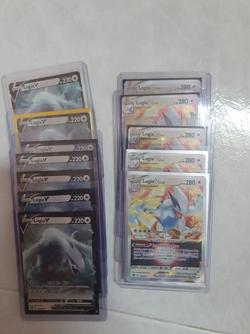 Lugia V /FightingPokemon V / Vmax, Hobbies & Toys, Toys & Games on ...
