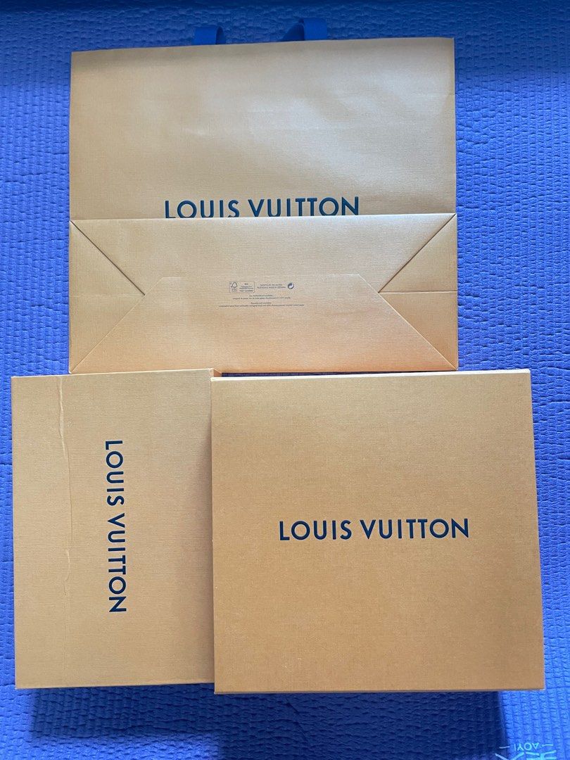 LV box paper bag, Luxury, Bags & Wallets on Carousell