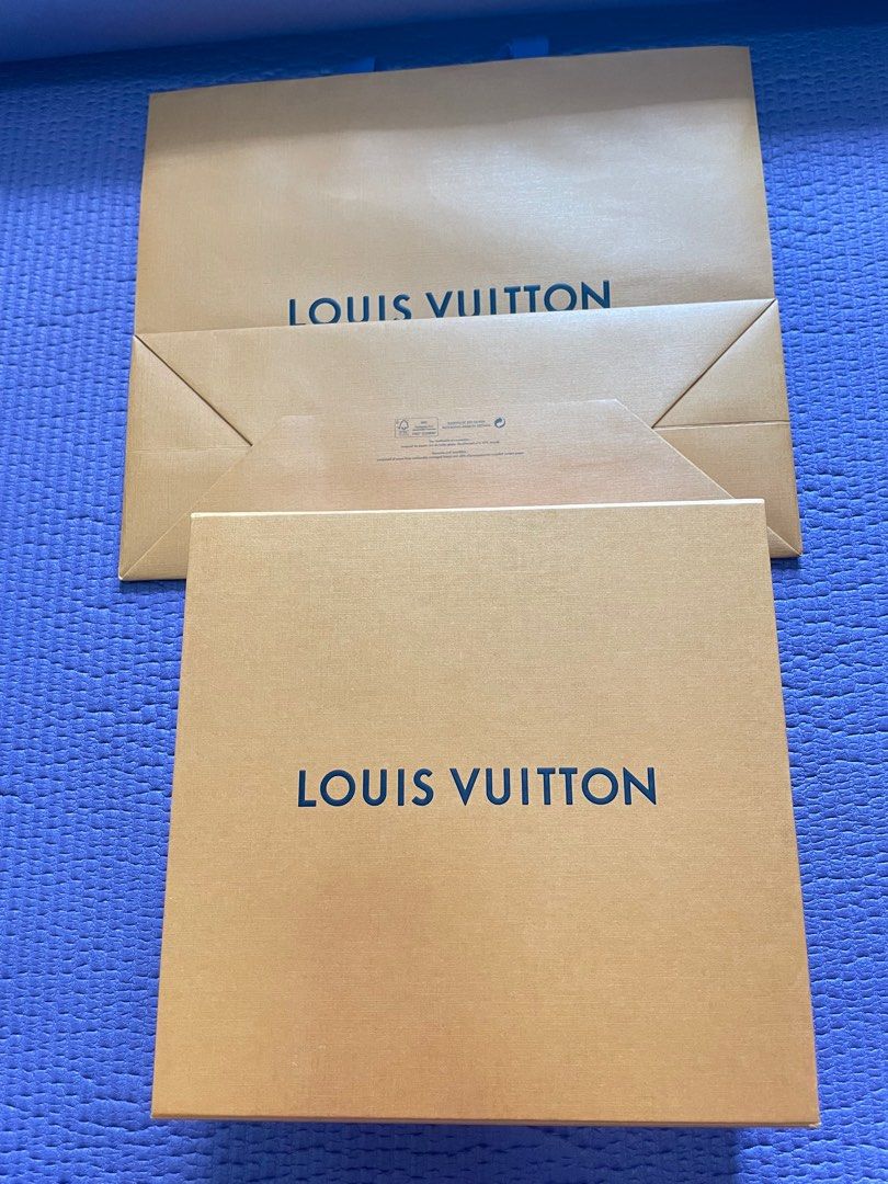 LV box paper bag, Luxury, Bags & Wallets on Carousell