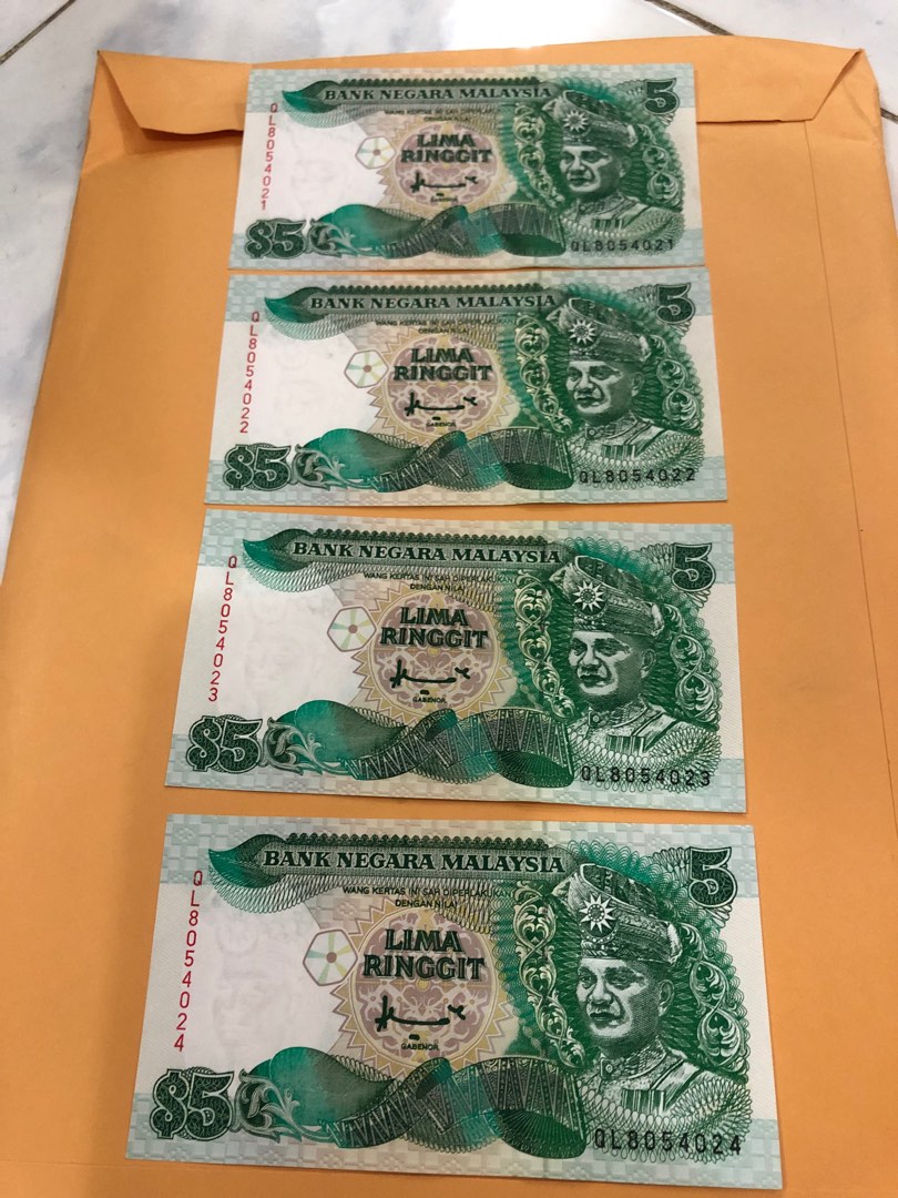Malaysia Old Notes RM5-4RUNNER $68UNC, Hobbies & Toys, Memorabilia ...
