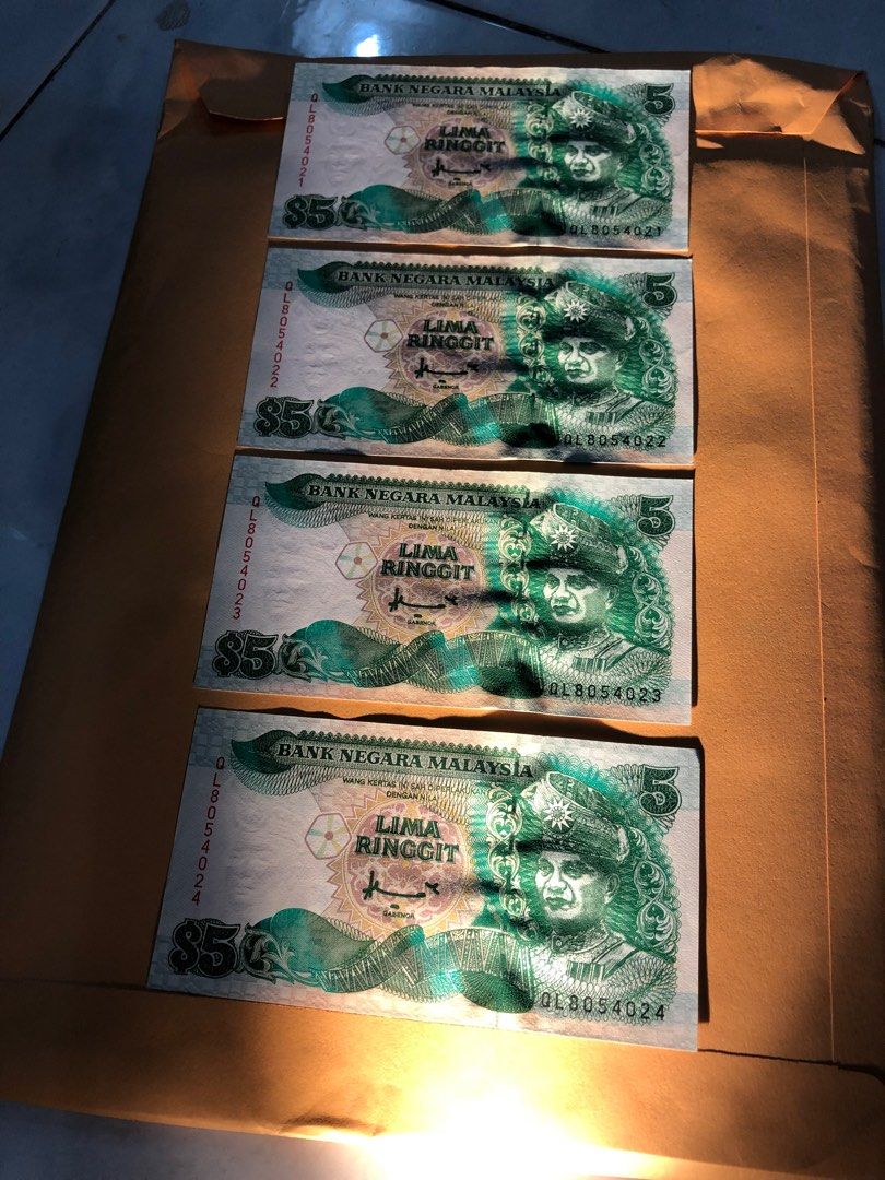 Malaysia Old Notes RM5-4RUNNER $68UNC, Hobbies & Toys, Memorabilia ...