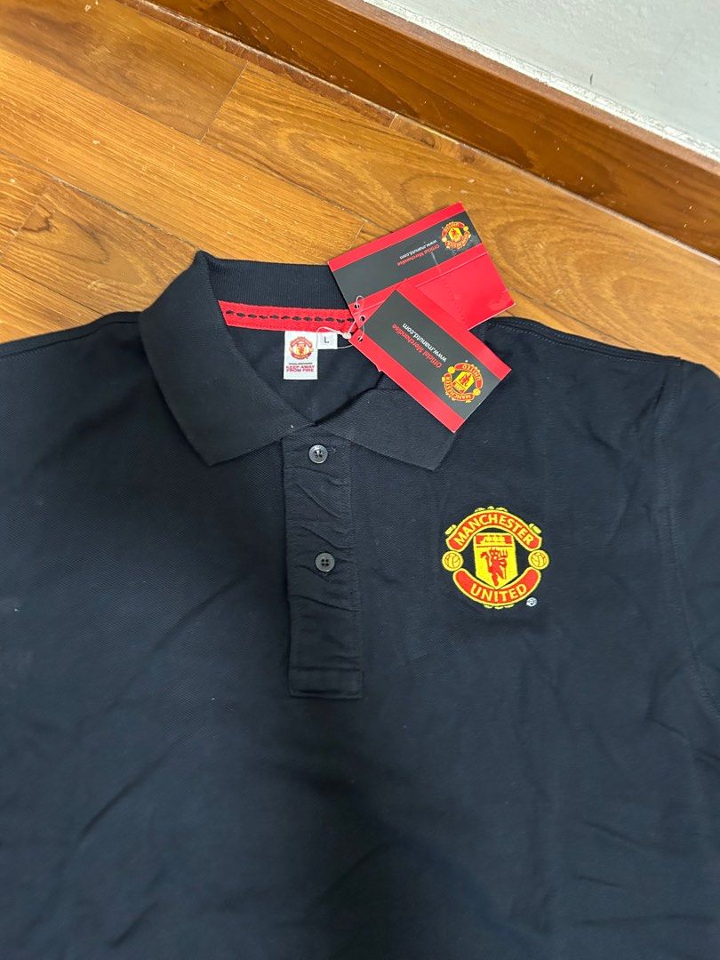 Manchester United Polo tee, Men's Fashion, Tops & Sets, Tshirts & Polo ...