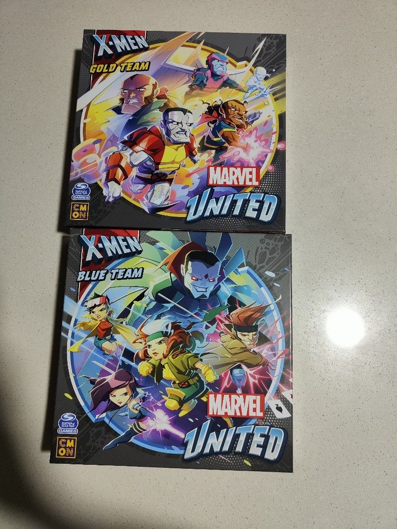Marvel United X-Men core box, SG box, blue & gold team, Hobbies & Toys ...