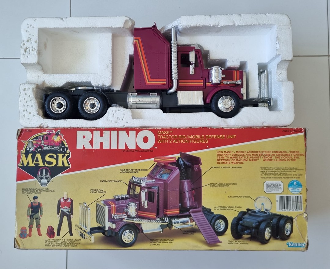M.A.S.K KENNER Rhino w/box, Hobbies & Toys, Toys & Games on Carousell