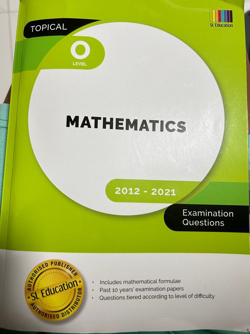 Math o level topical, Hobbies & Toys, Books & Magazines, Assessment ...