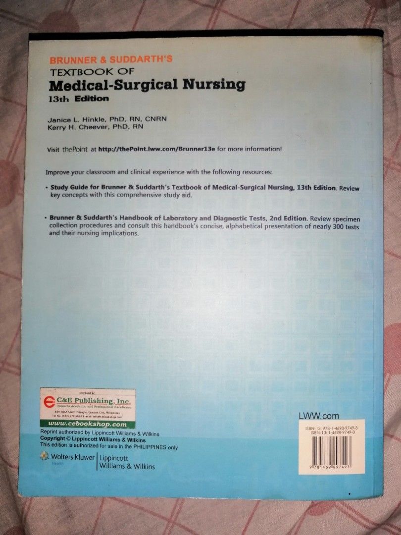 Medical Surgical Nursing Book Volume 1 (13th edition), Hobbies & Toys ...