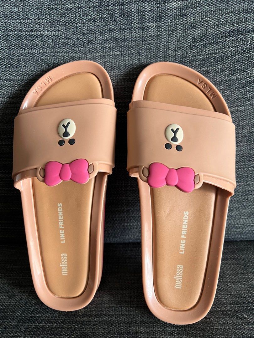 Mellisa x line friends choco, Women's Fashion, Footwear, Sandals on ...