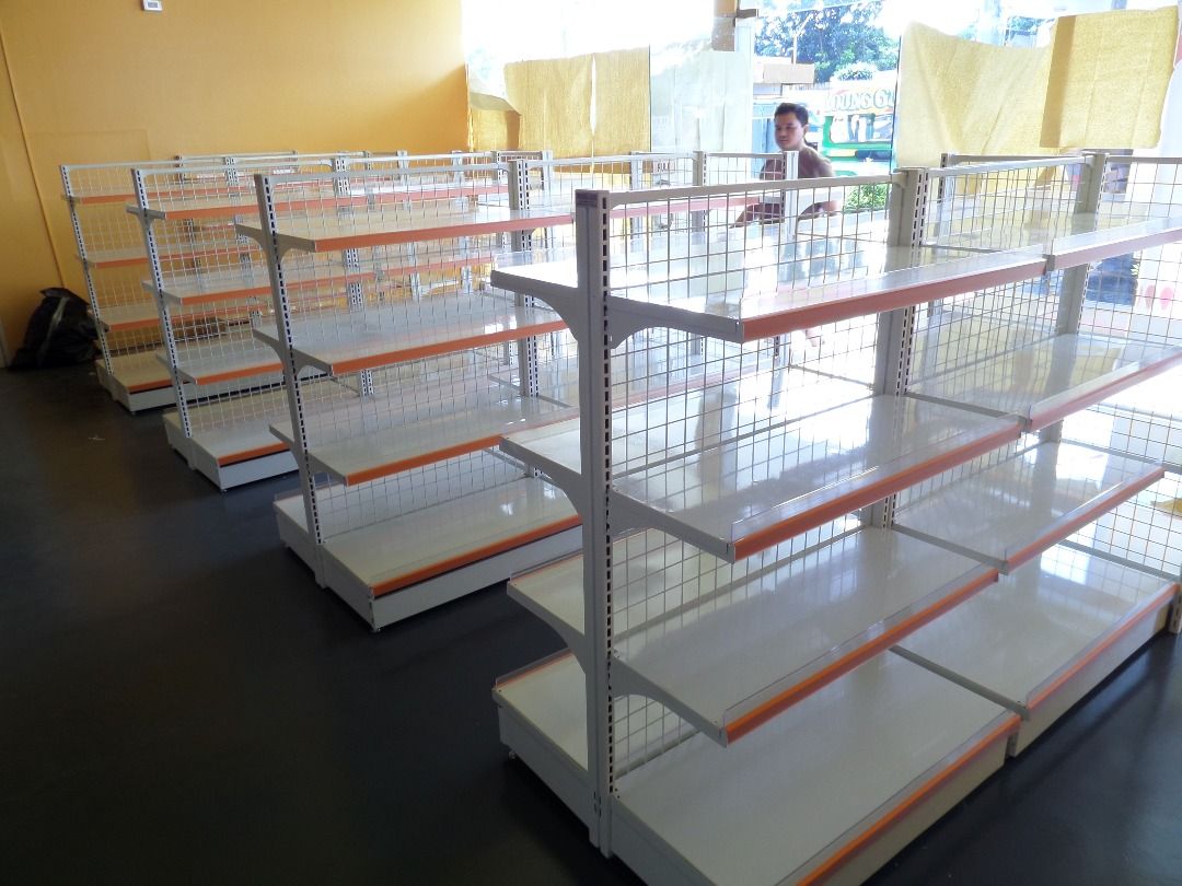 Mesh Type Gondola Rack High Quality Layers, Furniture & Home Living ...