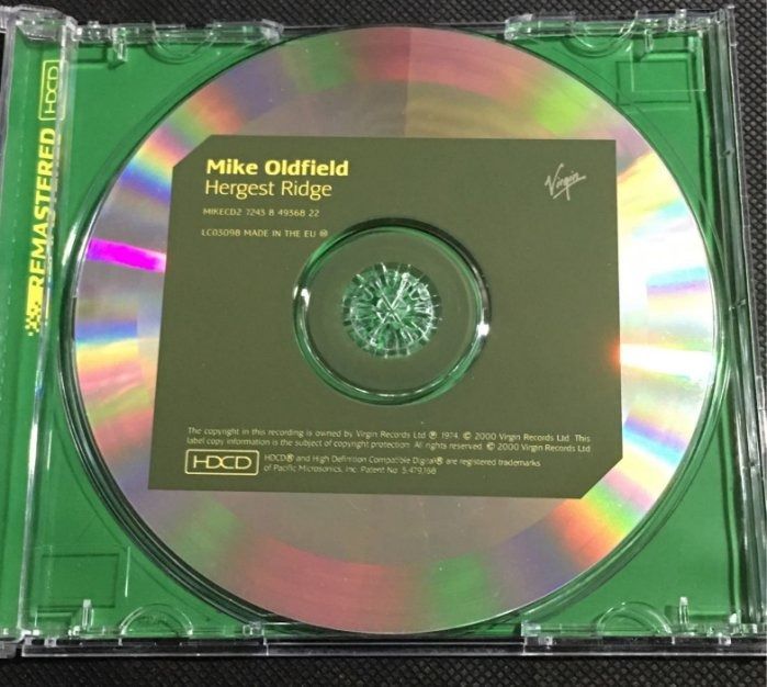 Mike Oldfield - Hergest Ridge CD Remastered 74年 第二張大碟 Made in EU, 興趣及遊戲 ...