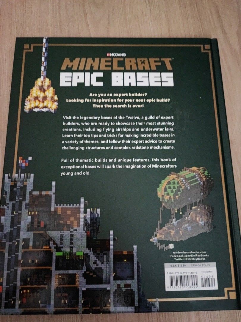 Minecraft Epic Base Guide, Hobbies & Toys, Books & Magazines, Children ...
