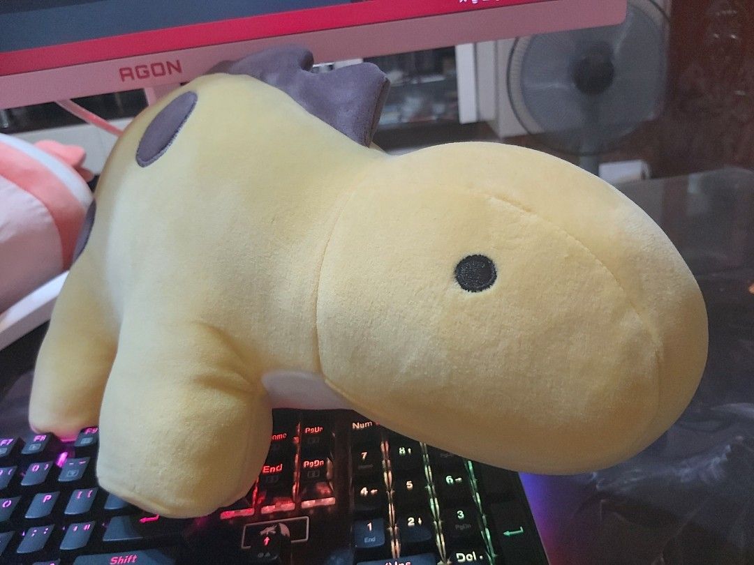 MINISO Yellow Stegosaurus Dinosaur Stuffed Plush Toy, Babies & Kids ...