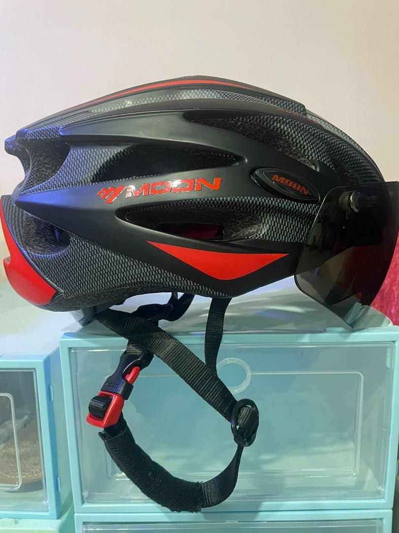 Moon helmet, L size, Sports Equipment, Bicycles & Parts, Parts ...