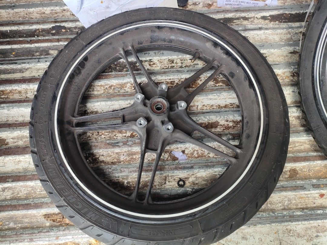 Motorcycle sport rim, Motorcycles, Motorcycle Accessories on Carousell