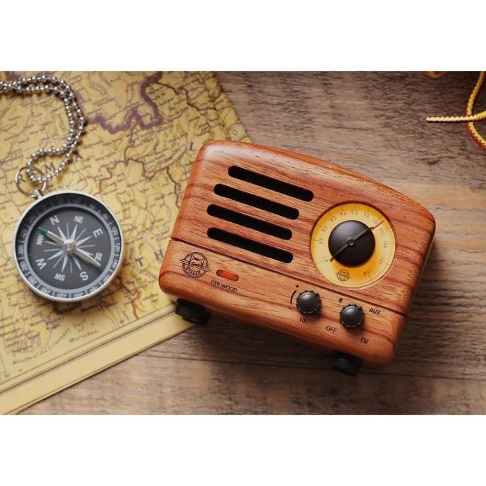 Muzen OTR Wood FM Radio Bluetooth Speaker, Audio, Soundbars, Speakers & Amplifiers on Carousell
