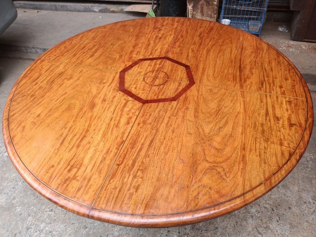 Narra Round Table, Furniture & Home Living, Furniture, Tables & Sets on ...