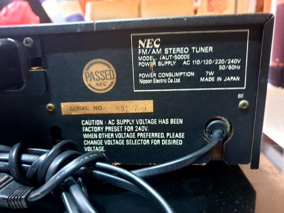 NEC Stereo Tuner AUT-5000E, Audio, Other Audio Equipment on Carousell