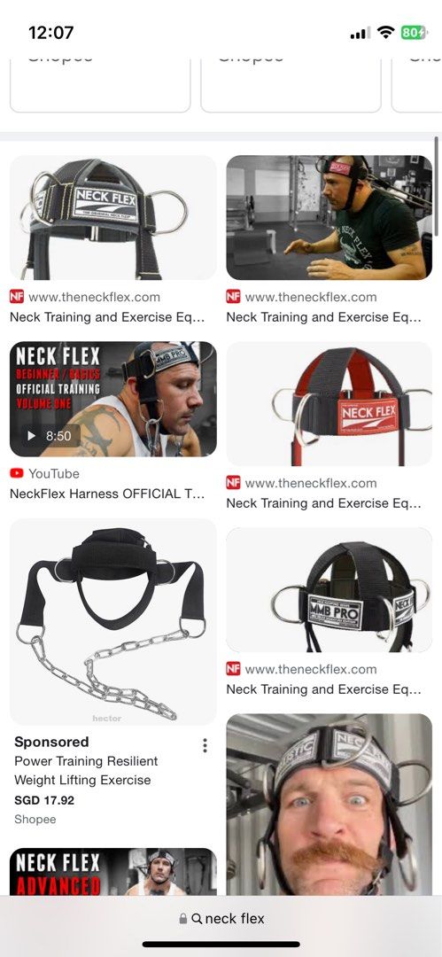 Neck Flex (NEW), Sports Equipment, Exercise & Fitness, Cardio & Fitness ...