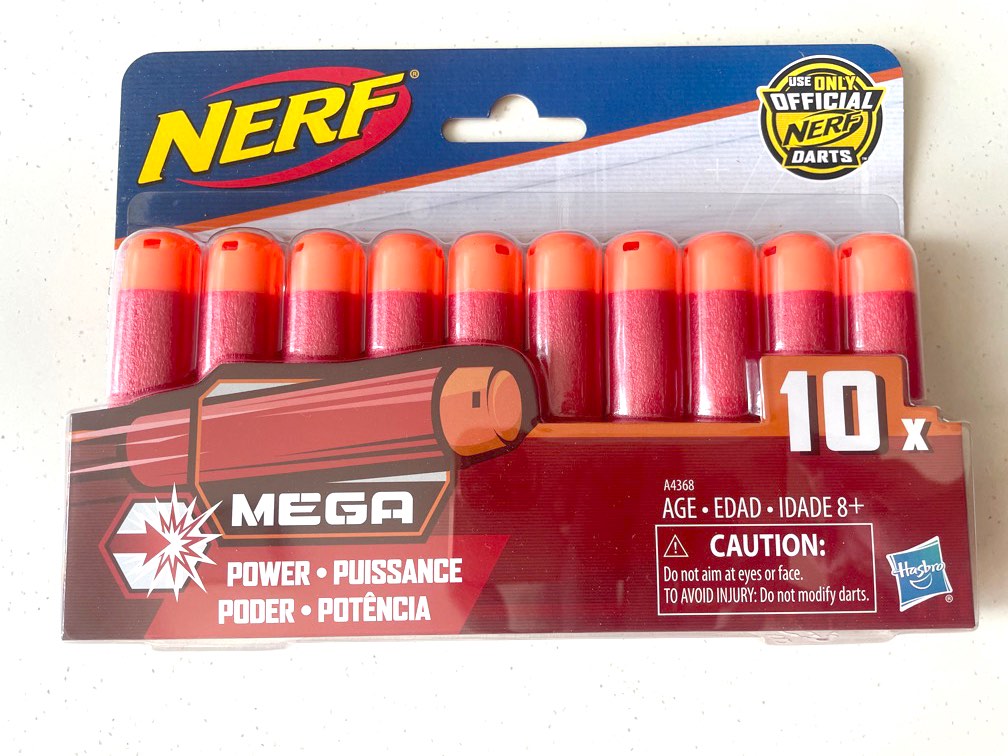 Nerf Mega Darts Original, Hobbies & Toys, Toys & Games on Carousell