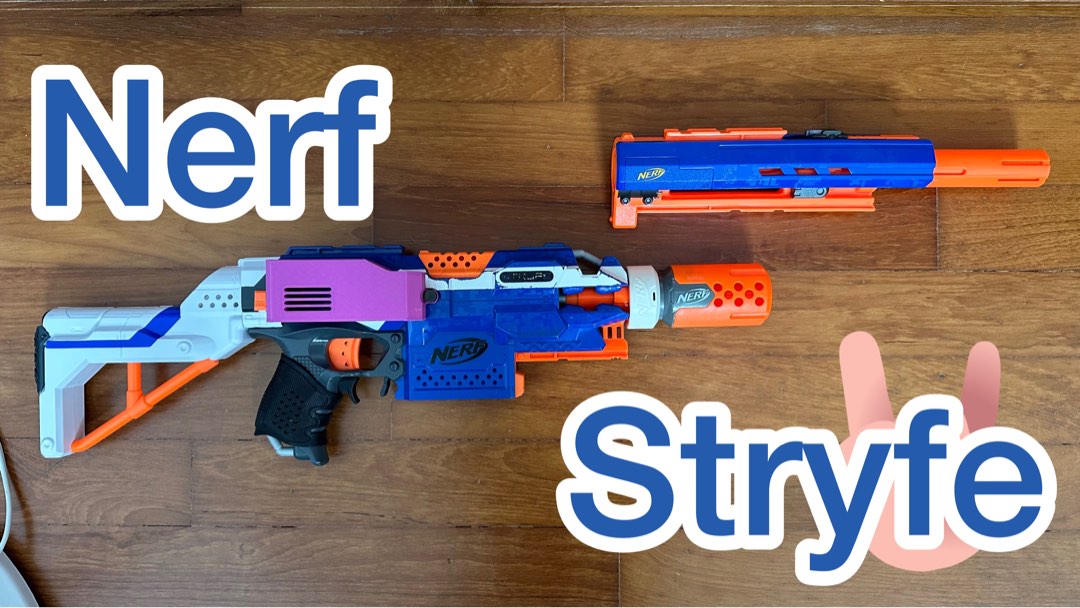 Nerf Stryfe Foam Blaster upgraded fps auto, Hobbies & Toys, Toys ...