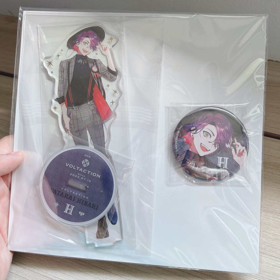 [Nijisanji] Voltaction Watarai Hibari Half Anniversary Standee Badge ...